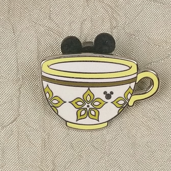 Disney | Jewelry | Disney Tea Cup Hidden Mickey Pin | Poshmark